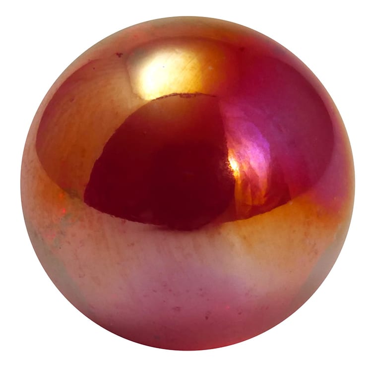 14mm Lustered Ruby Marble – House of Marbles Australia