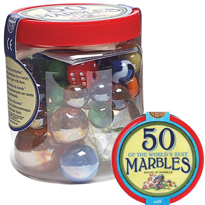 Tub of 50 Marbles - House of Marbles Australia