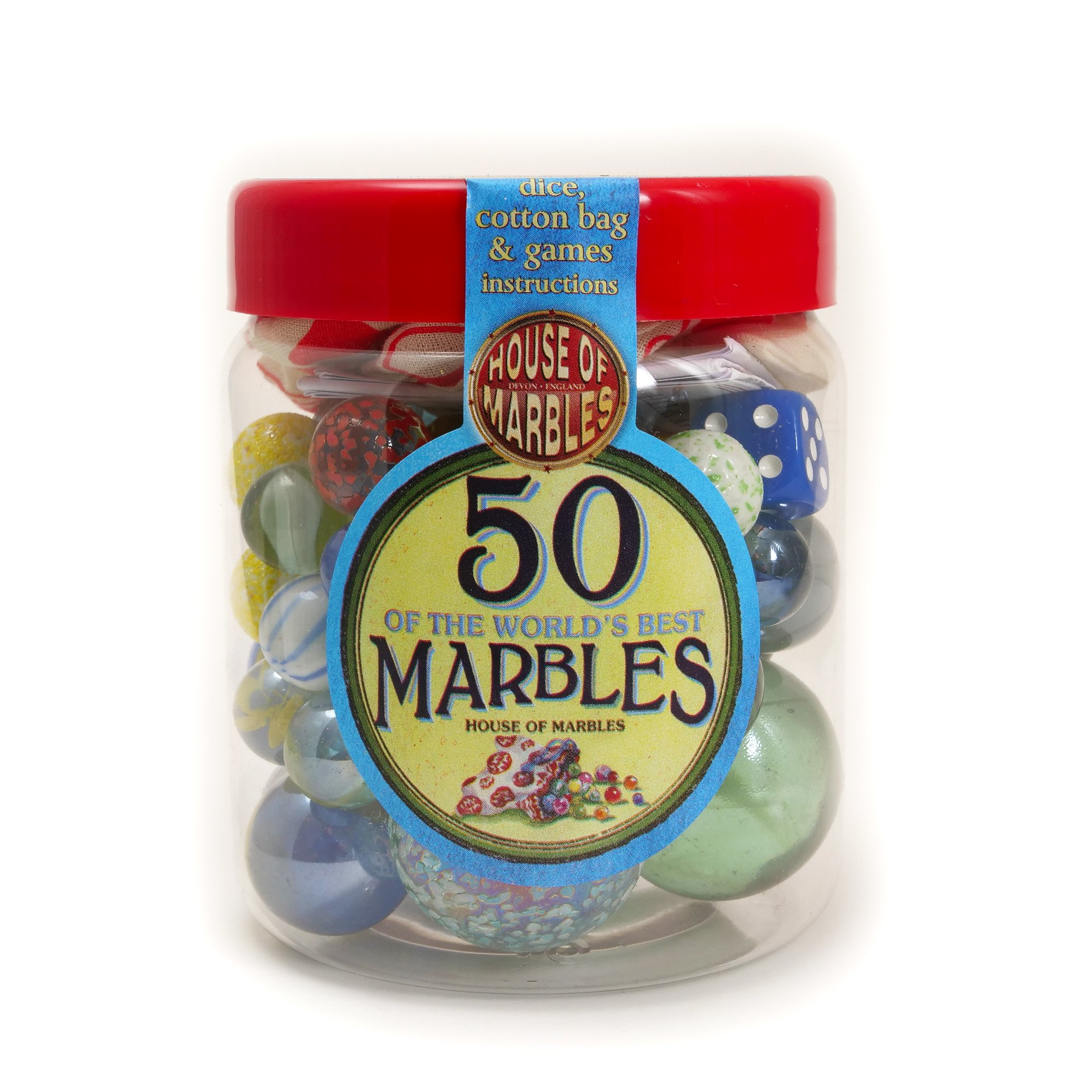 Tub of 50 Marbles - House of Marbles Australia