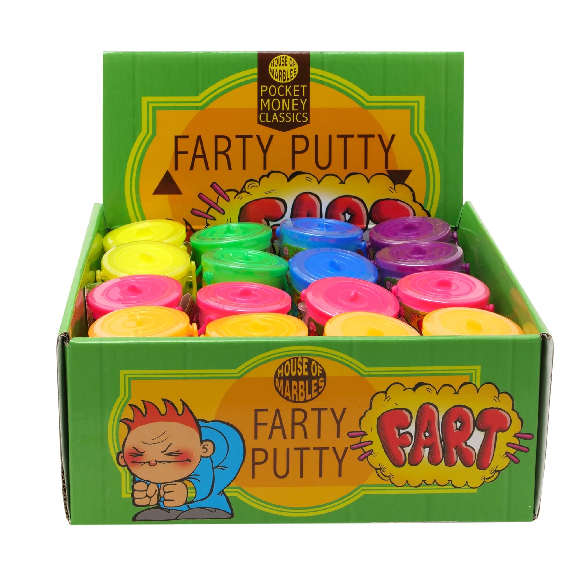 Farty Putty Counter Display - House of Marbles Australia