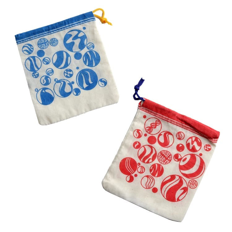 Cotton Printed Marble Bag – House of Marbles Australia