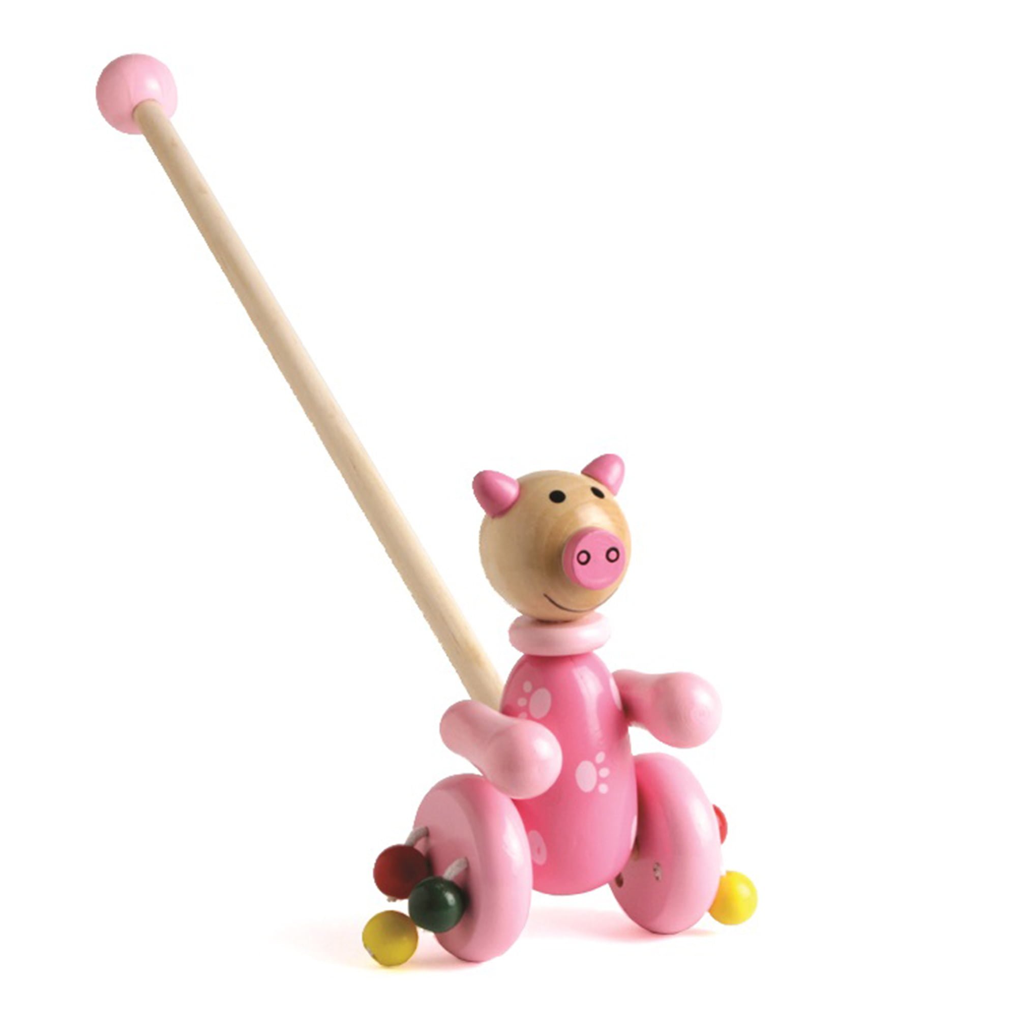 Pig Push Along - House of Marbles Australia