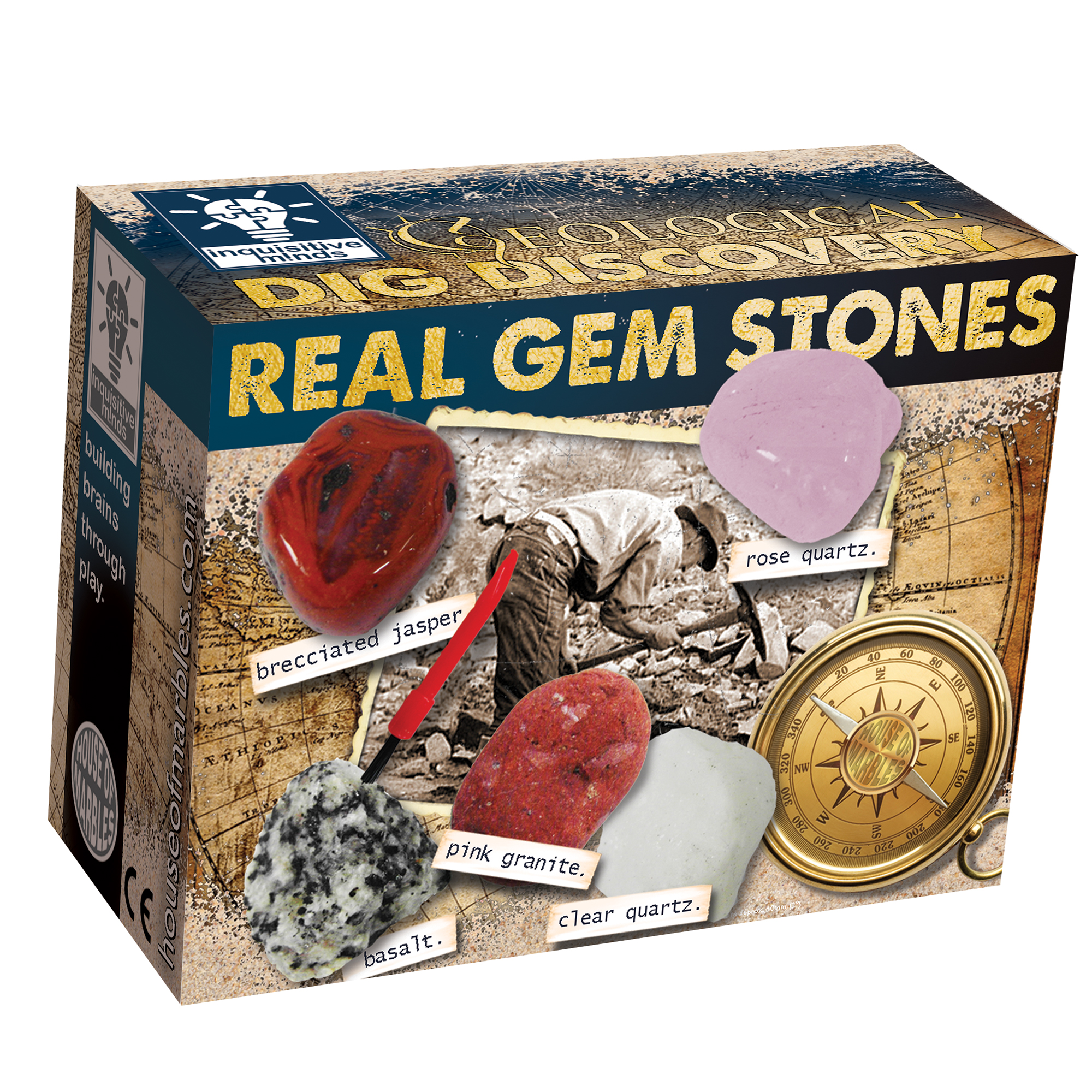 Mini Dig Discovery Gem Stones Counter Display – House of Marbles Australia