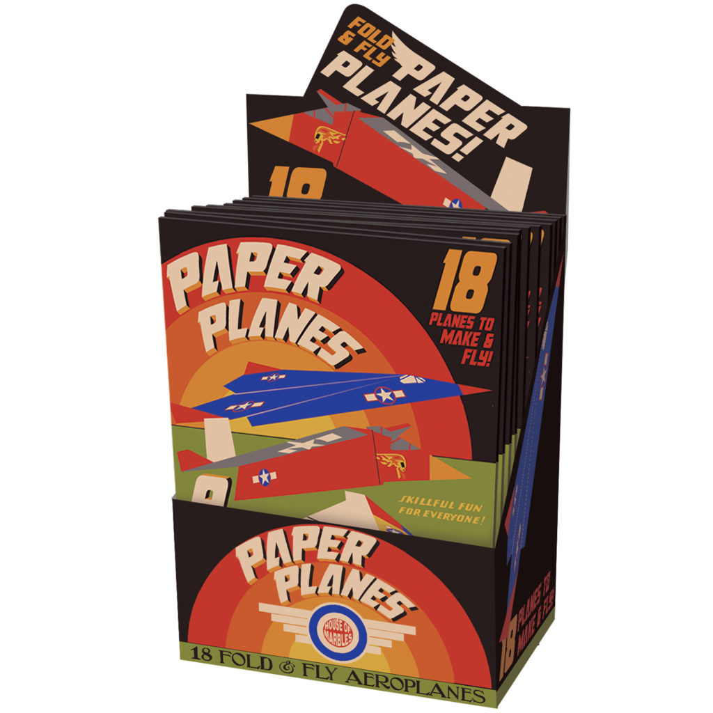 Paper Planes Kit Counter Display – House of Marbles Australia