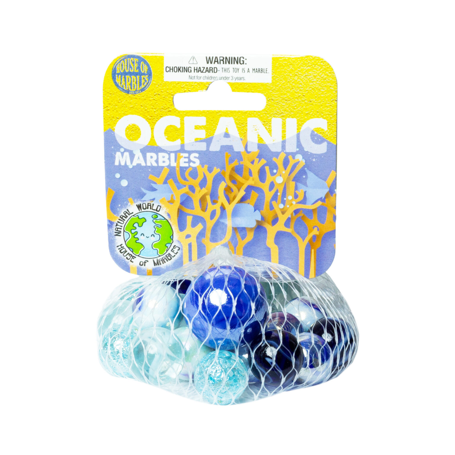 Oceanic Net Bag of Marbles Counter Display – House of Marbles Australia