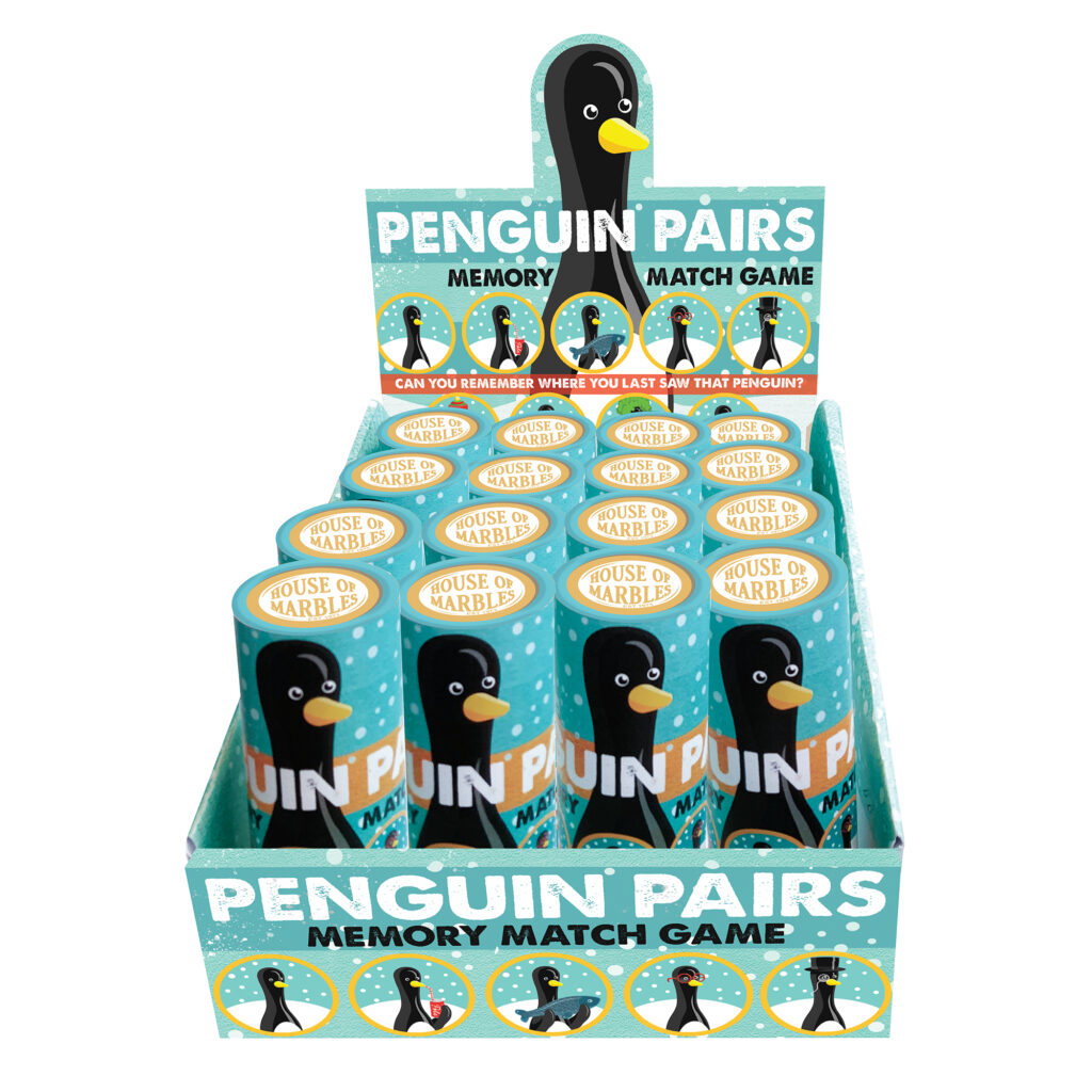 Penguin Pairs Counter Display – House of Marbles Australia