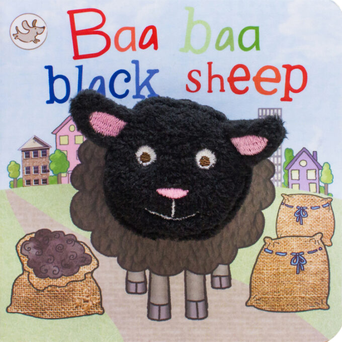 Baa Baa Black Sheep Finger Puppet Book – House of Marbles Australia
