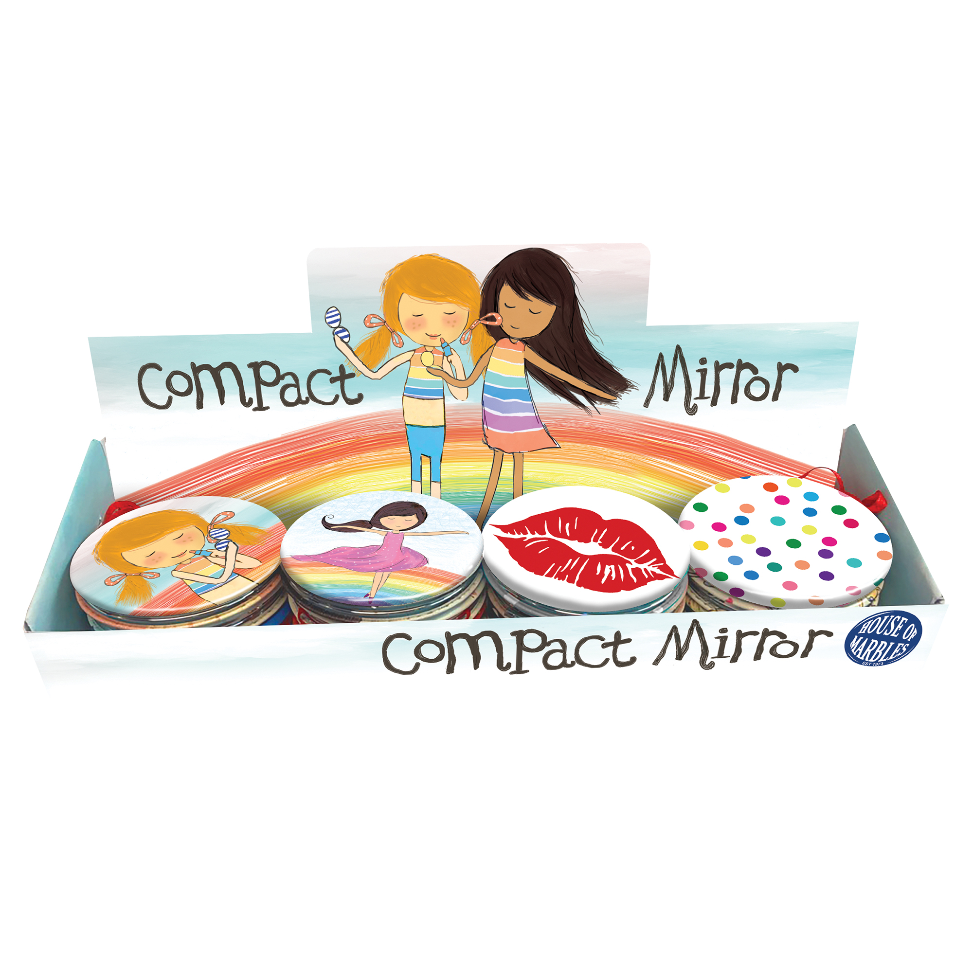 Compact Mirrors Counter Display – House of Marbles Australia