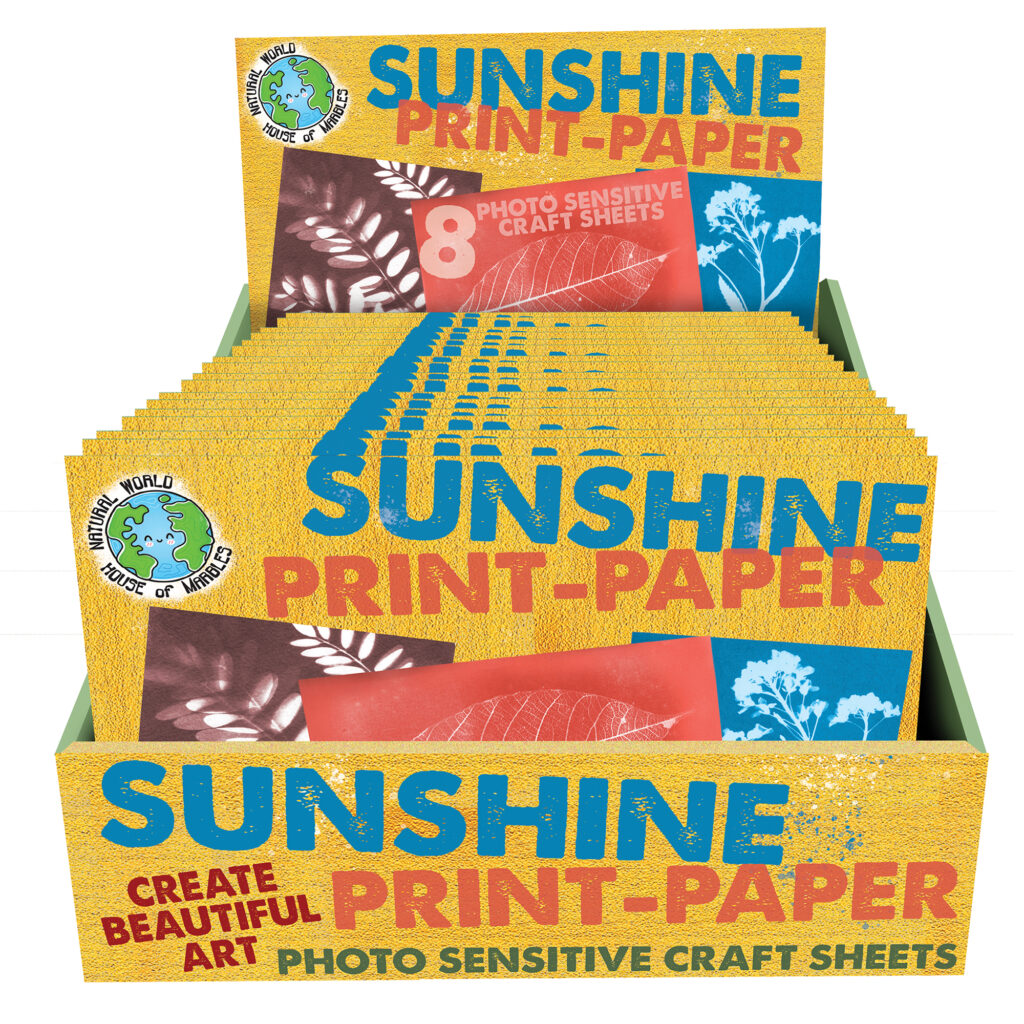Sunshine Print-Paper Kit Counter Display – House of Marbles Australia