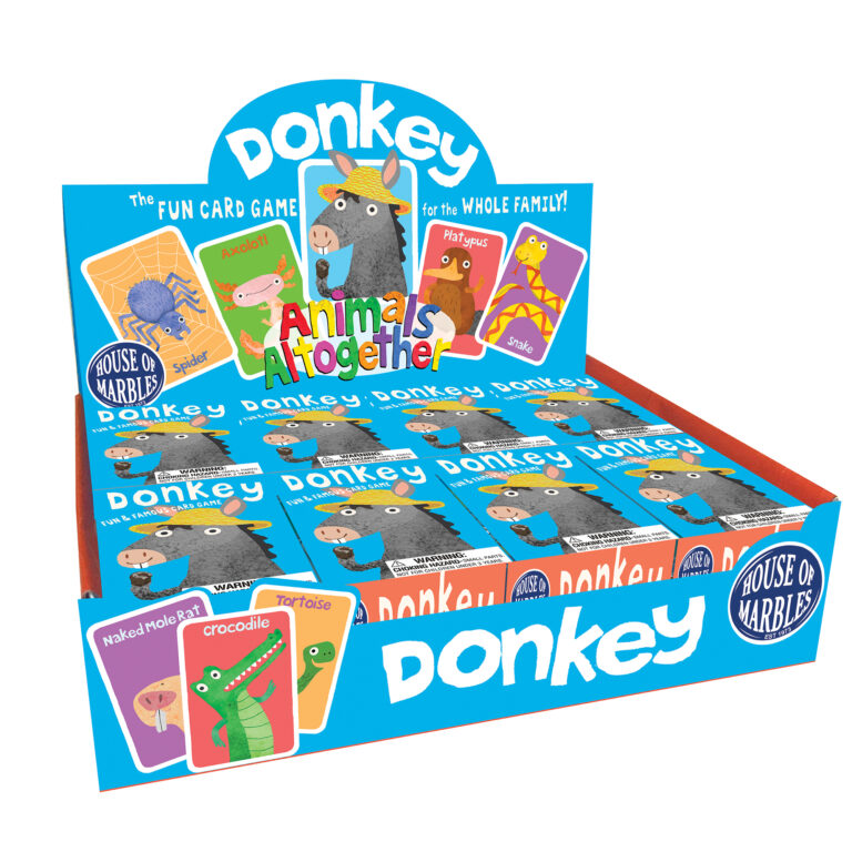 Donkey Card Game Counter Display – House of Marbles Australia
